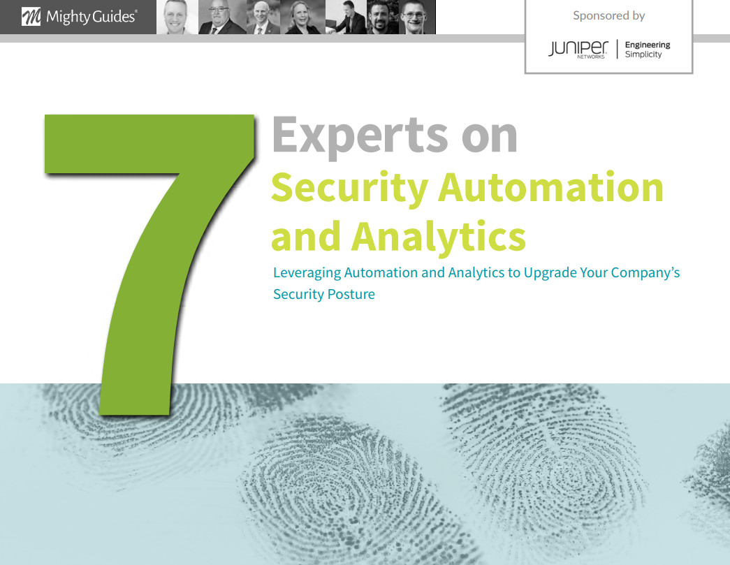 Juniper Networks: 7 Experts on Security Automation and Analytics ...
