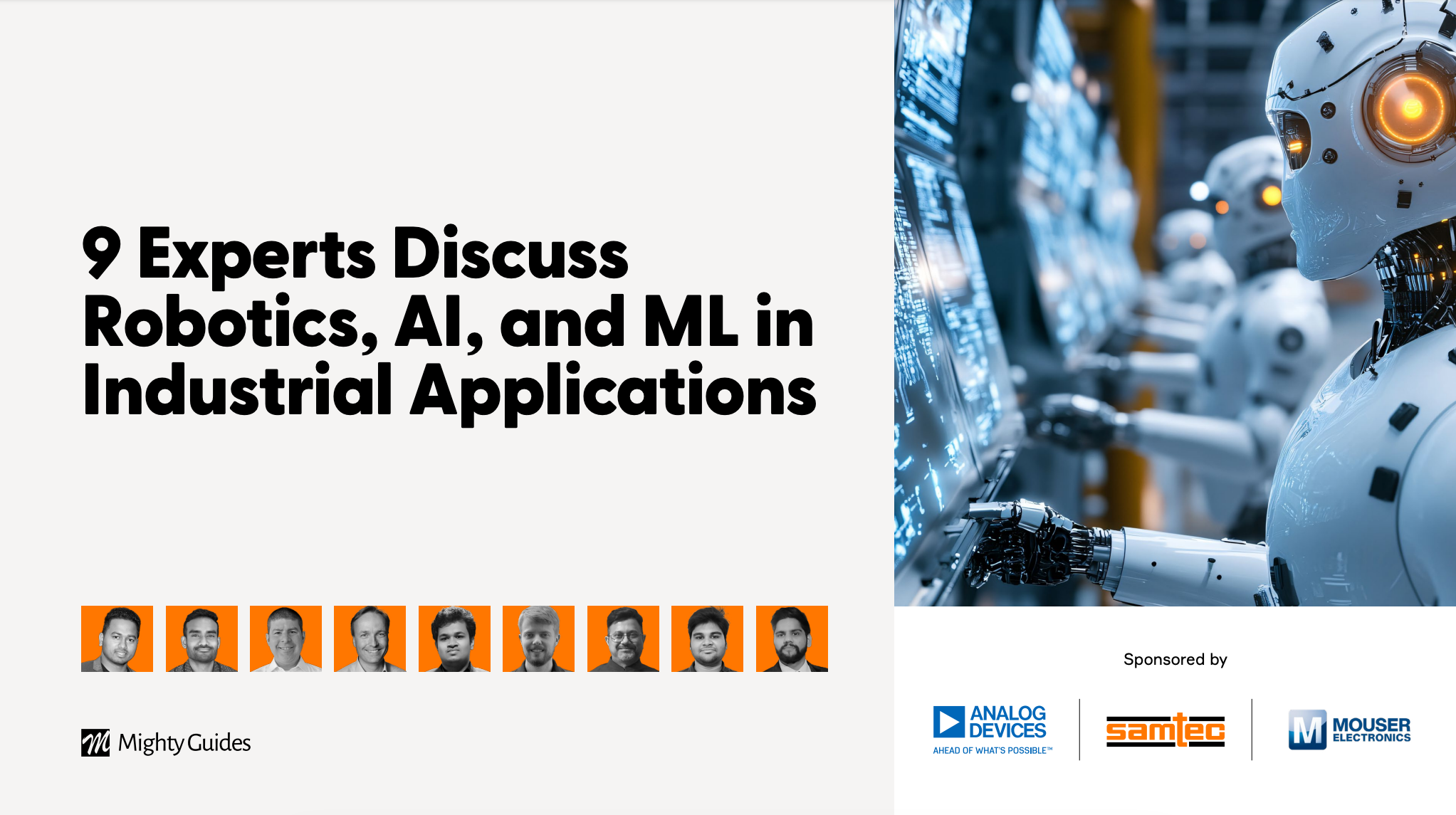 Analog Devices, Samtec, and Mouser Electronics: 9 Experts Discuss Robotics, AI, and ML in ...